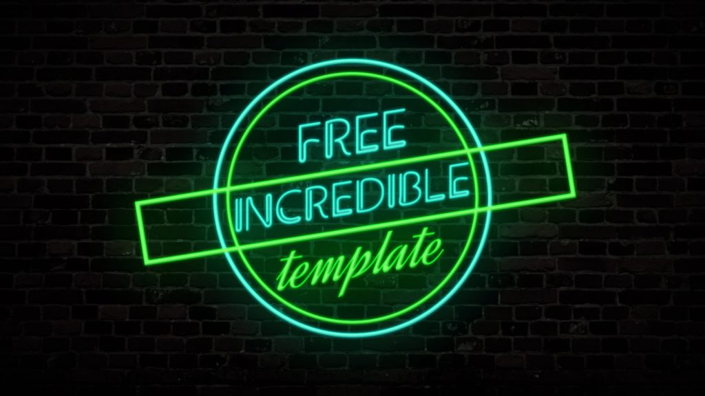 After Effects Text Animation Template Free
